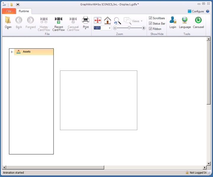 Enabling Commands Through the Asset Navigator Control