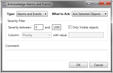 Acknowledging Alarms