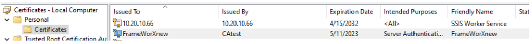 Configuring Certificates For Frameworx Opc Ua