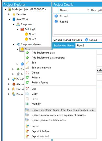 Shared Equipment Classes