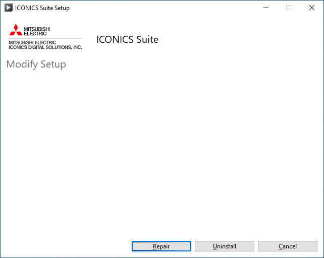 Uninstalling ICONICS Suite