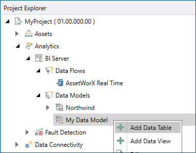 Creating a Data Table