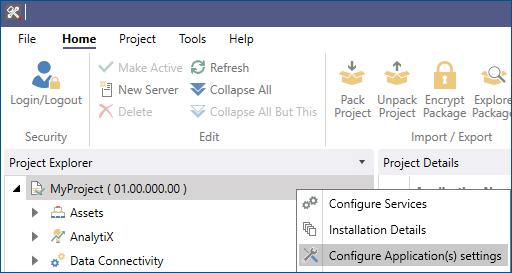 Using Data Historian in Assets